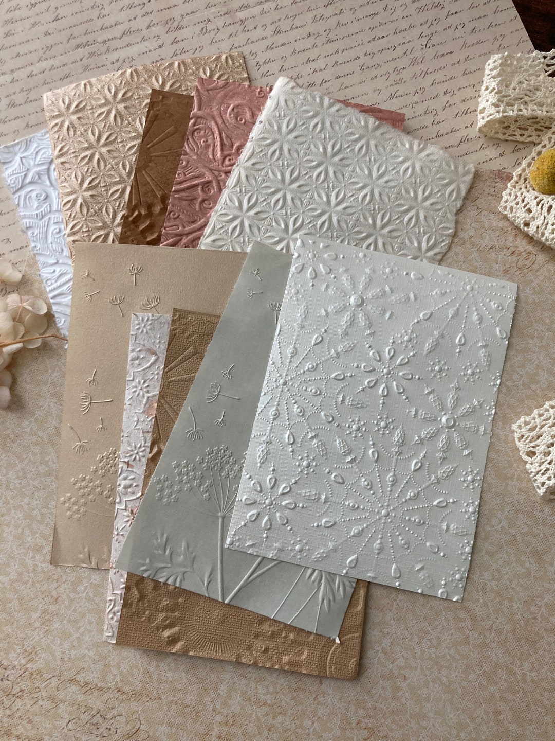 Craft Supplies Embossed Papers Crafting Supplies Embossed Paper for ...