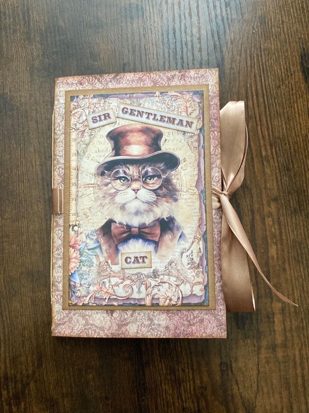 Cat Junk Journal Cat Journal Handmade Cat Notebook Handmade Cat Journal ...