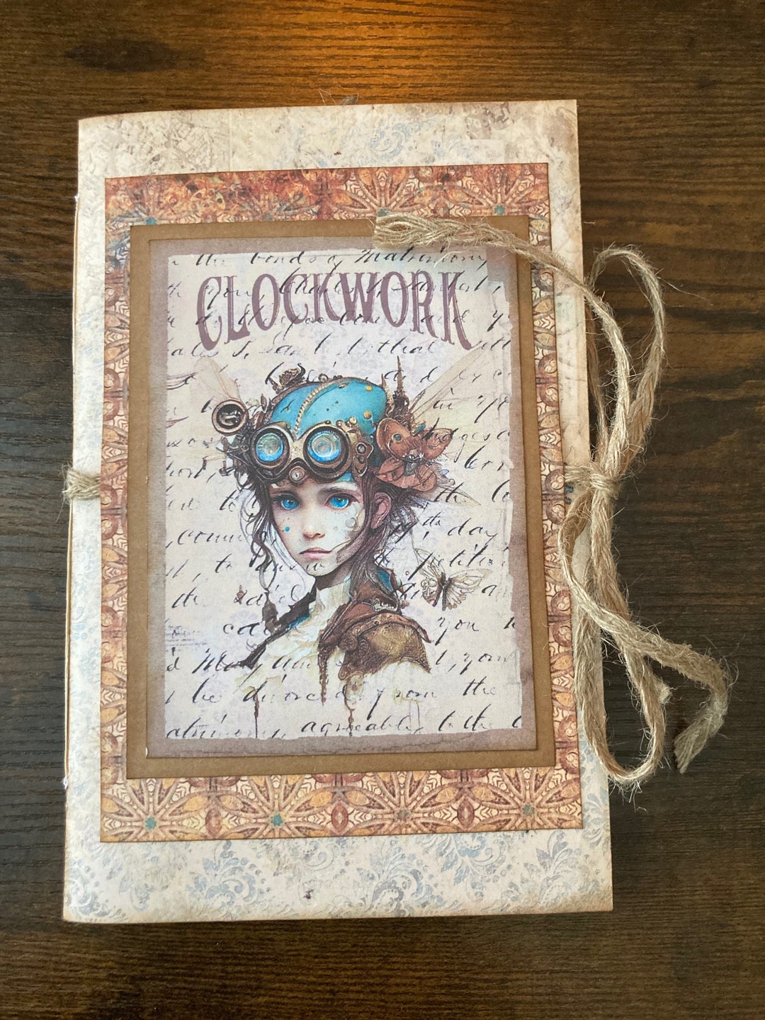 Steampunk Junk Journal Steampunk Journal Handmade Steampunk Notebook ...