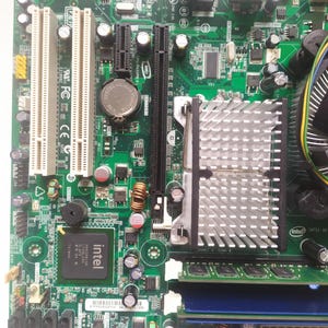 Vintage Intel DG31PR Motherboard Pentium E2220 CPU 4GB DDR2 RAM Cooler ...