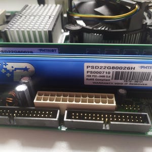 Vintage Intel DG31PR Motherboard Pentium E2220 CPU 4GB DDR2 RAM Cooler ...