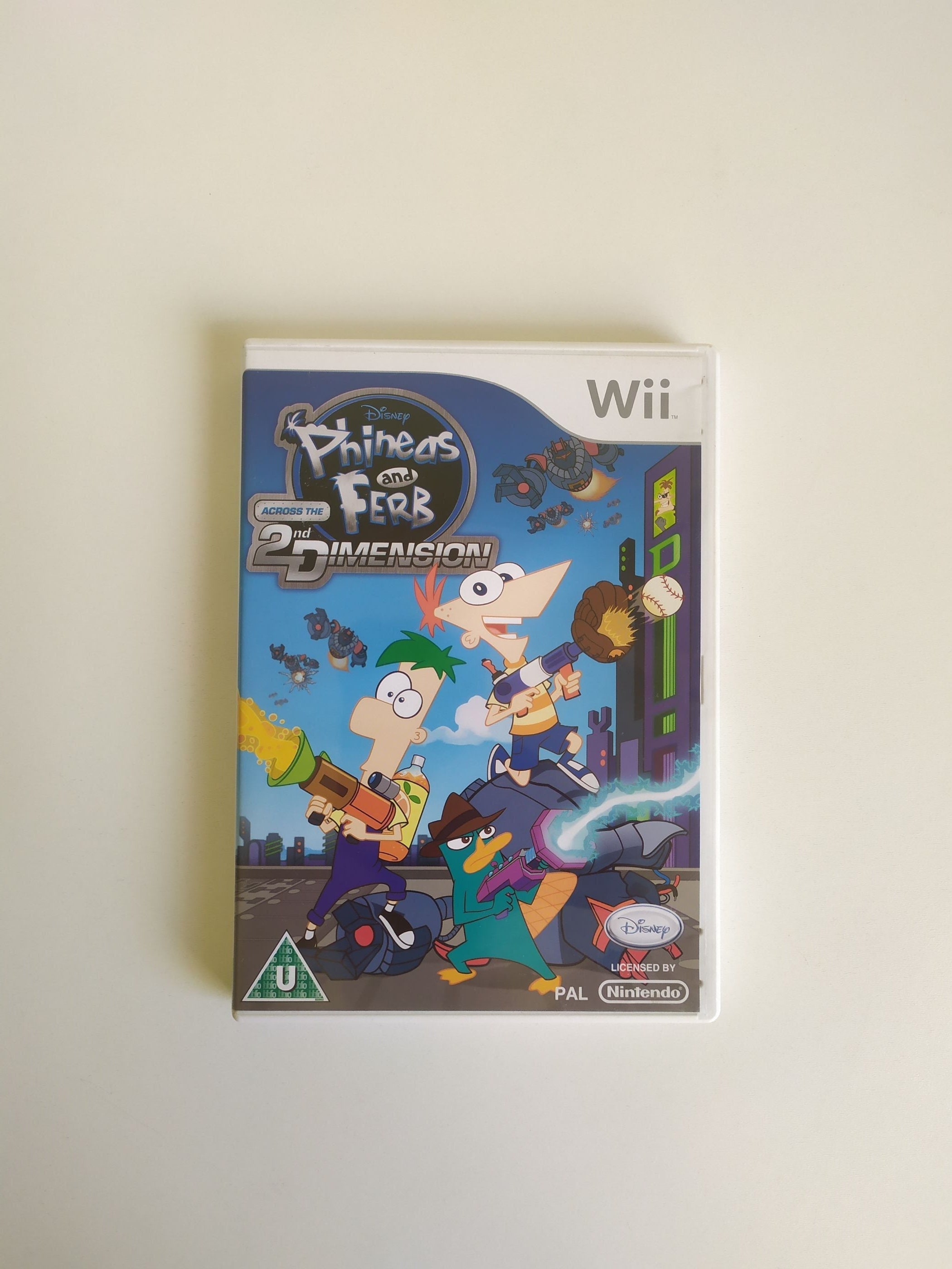 Vintage Nintendo Wii Game: Phineas and Ferb Across the 2nd Dimension ...