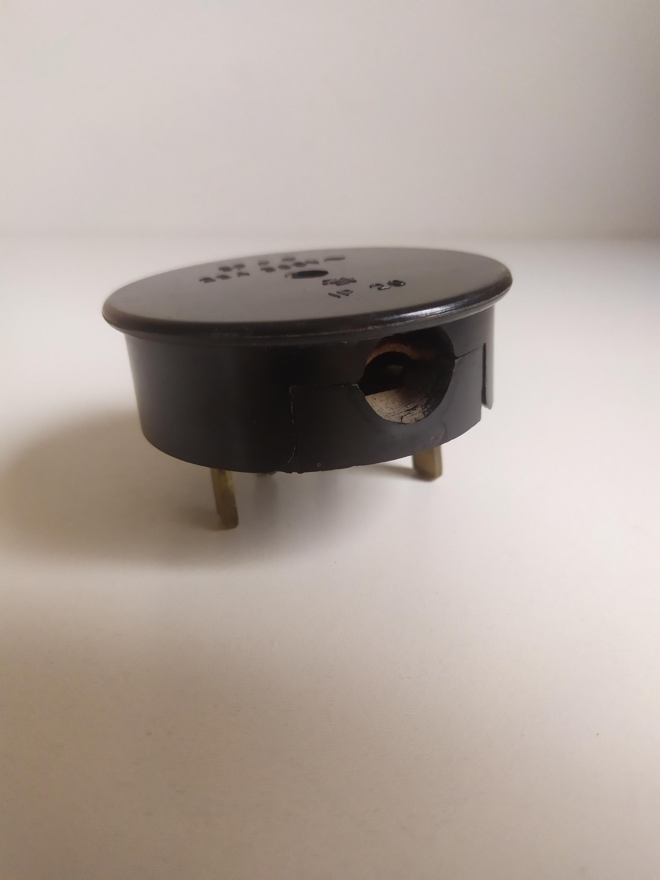 Soviet Vintage Electrical Socket 25A 380V - 1970s Bakelite 4 Pin Plug ...