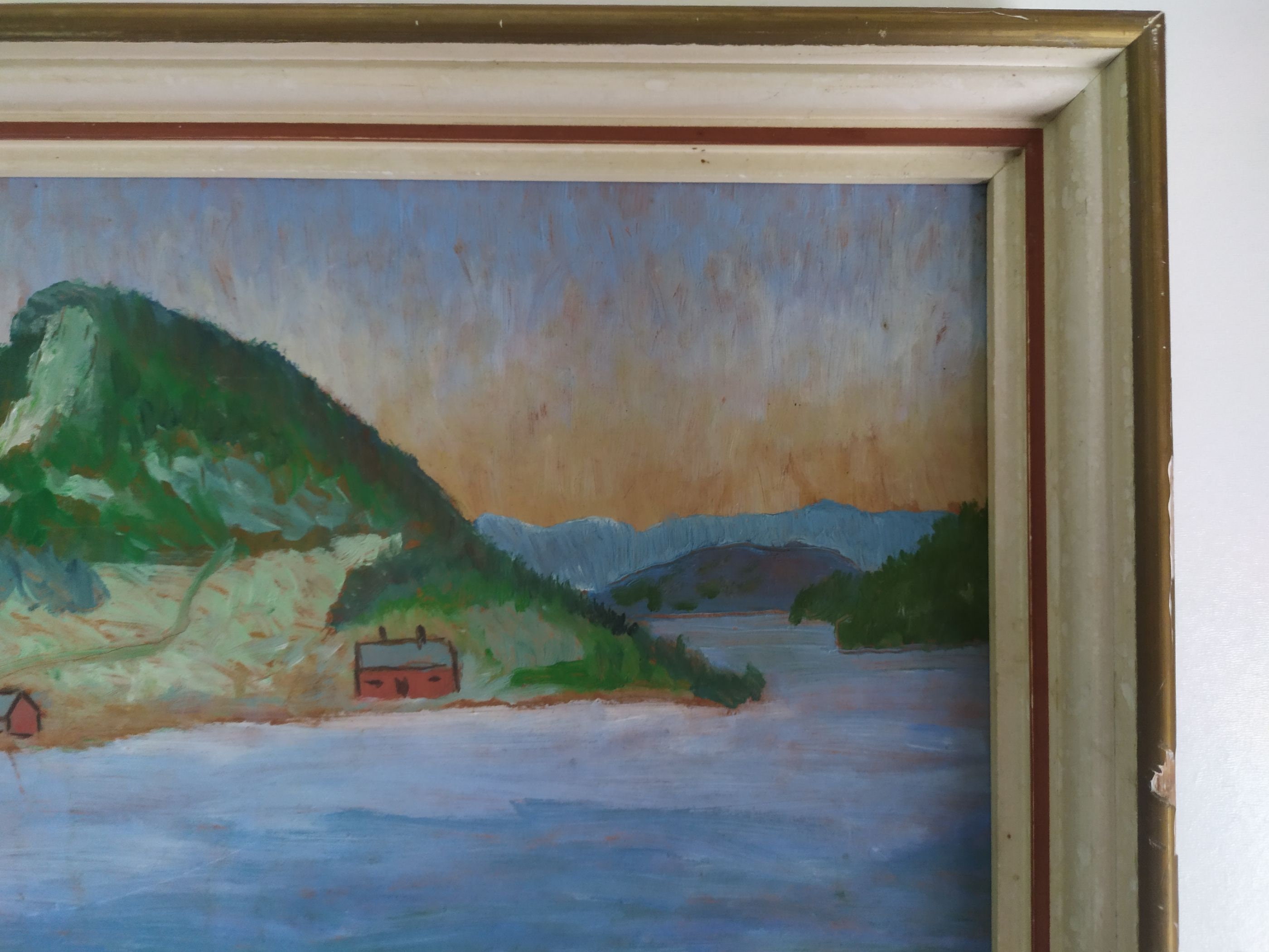 Vintage Oil Painting by Folke Lind 1943 Old Painting - Etsy