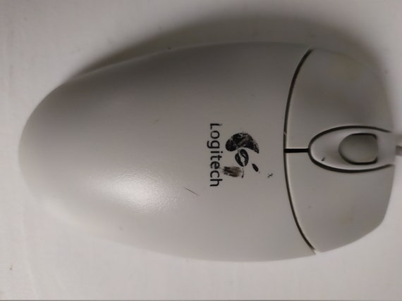 Vintage Computer Mouse Old Logitech Mouse - Etsy