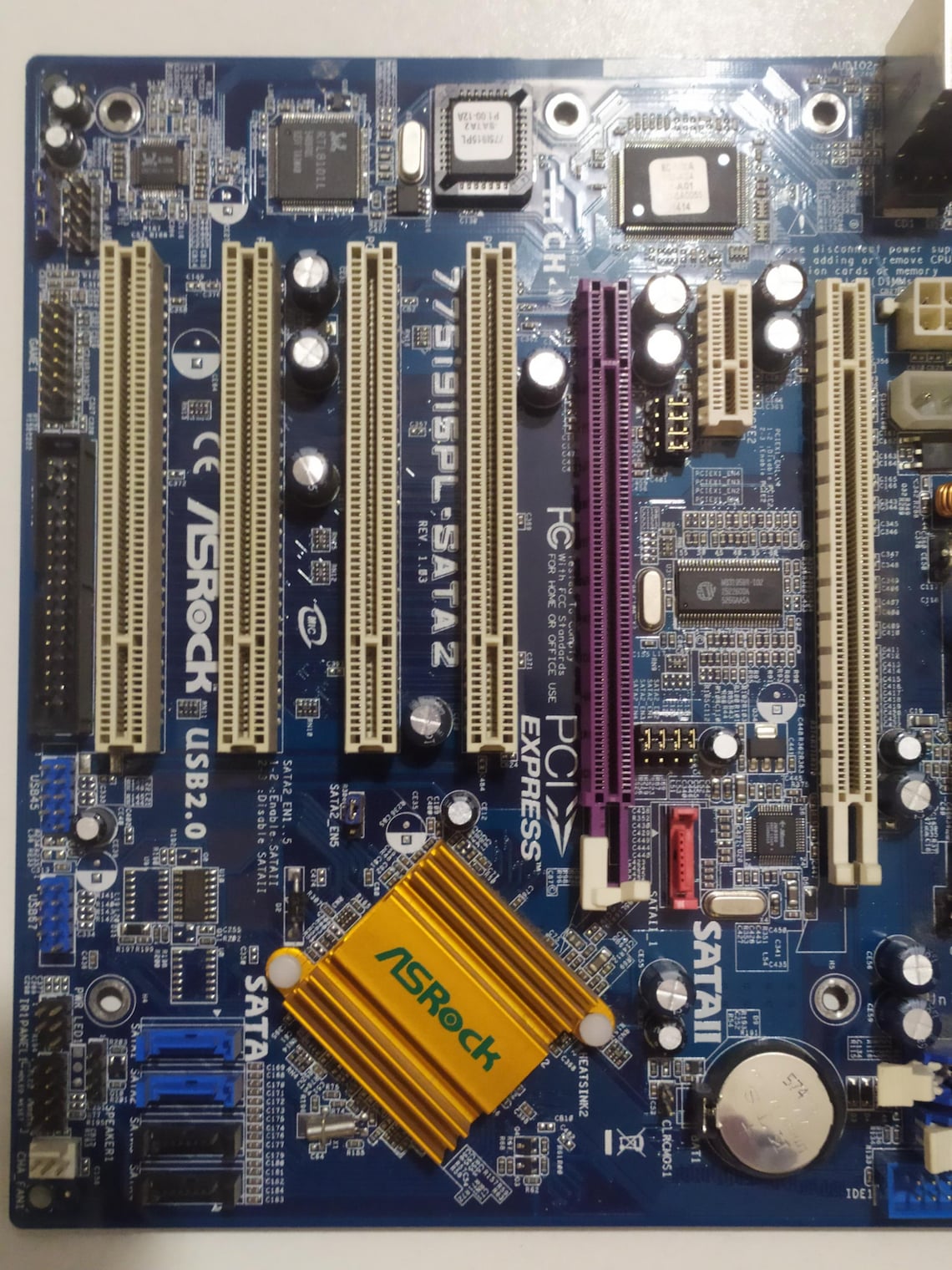 Vintage PC Motherboard & Processor Kit - Asrock FSB800 DDR 400 Prescott ...