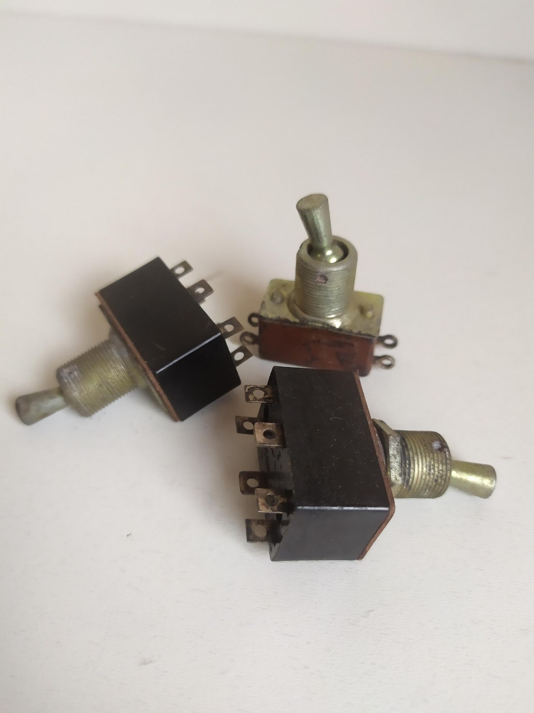 Vintage USSR On/off Toggle Switch - Set of 3 Electrical Switches ...