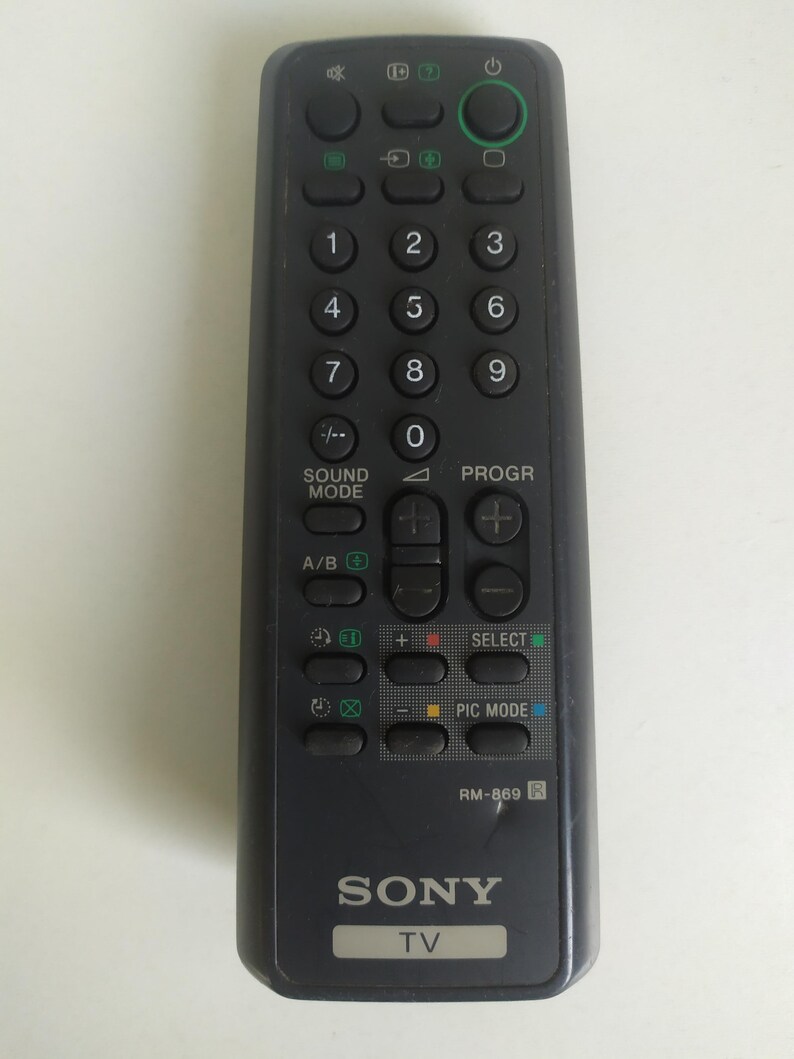 Vintage Sony RM-869 Original Remote Control - No Programming Required ...