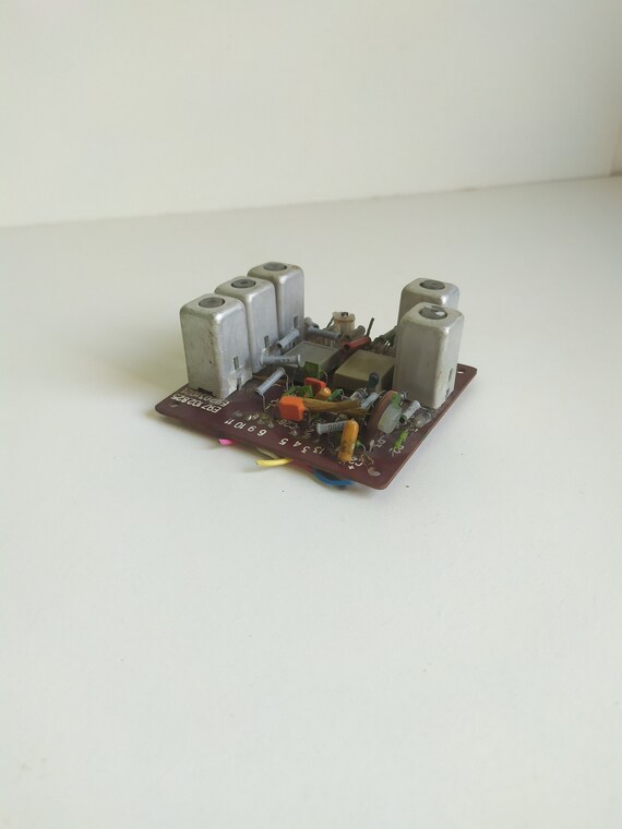 Very Cool Vintage Electronics Board Vintage Circuit Board - Etsy