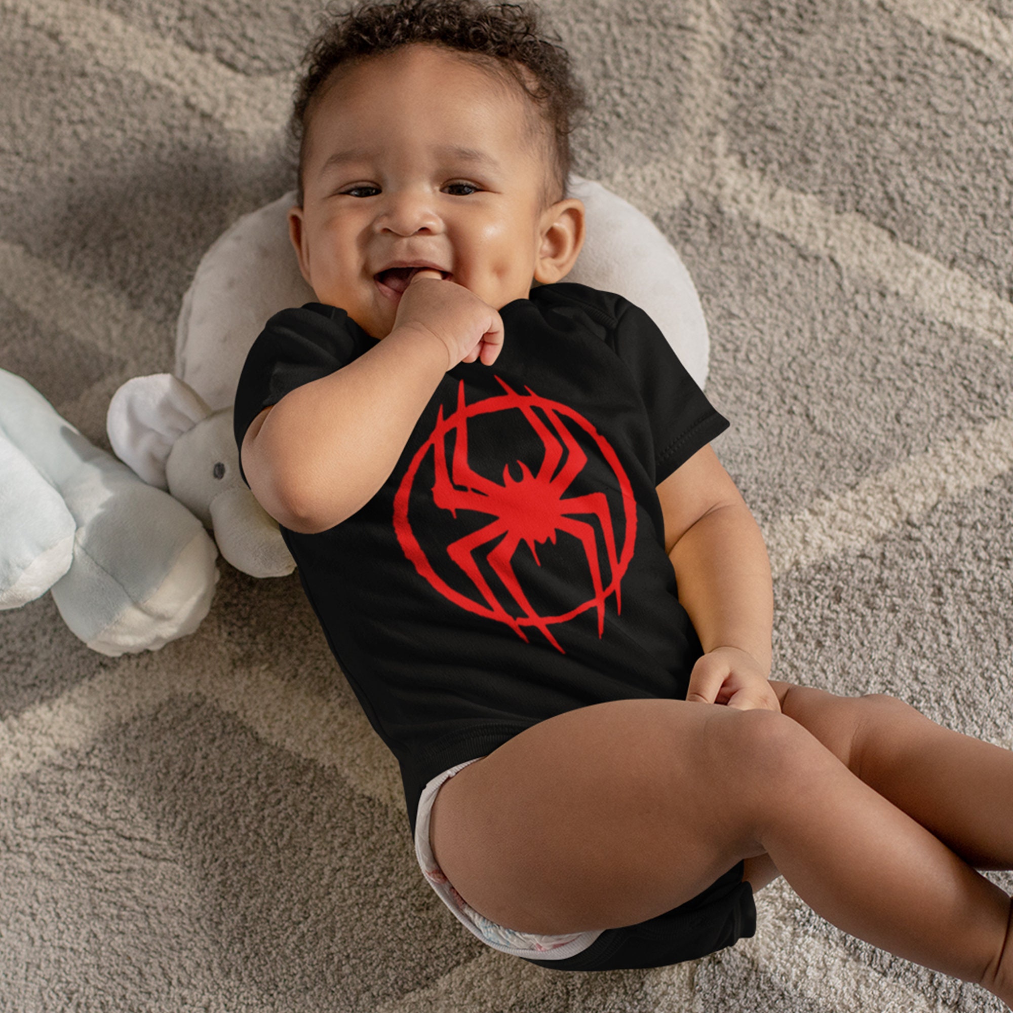 Spiderverse Miles Morales Apparel infant Bodysuit Across the Spider ...
