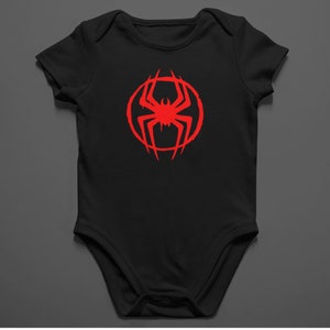 Nexgen Spiderverse Miles Morales Apparel (infant Bodysuit) Across the ...