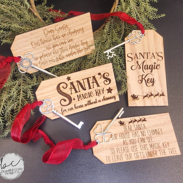Santa Key - Etsy