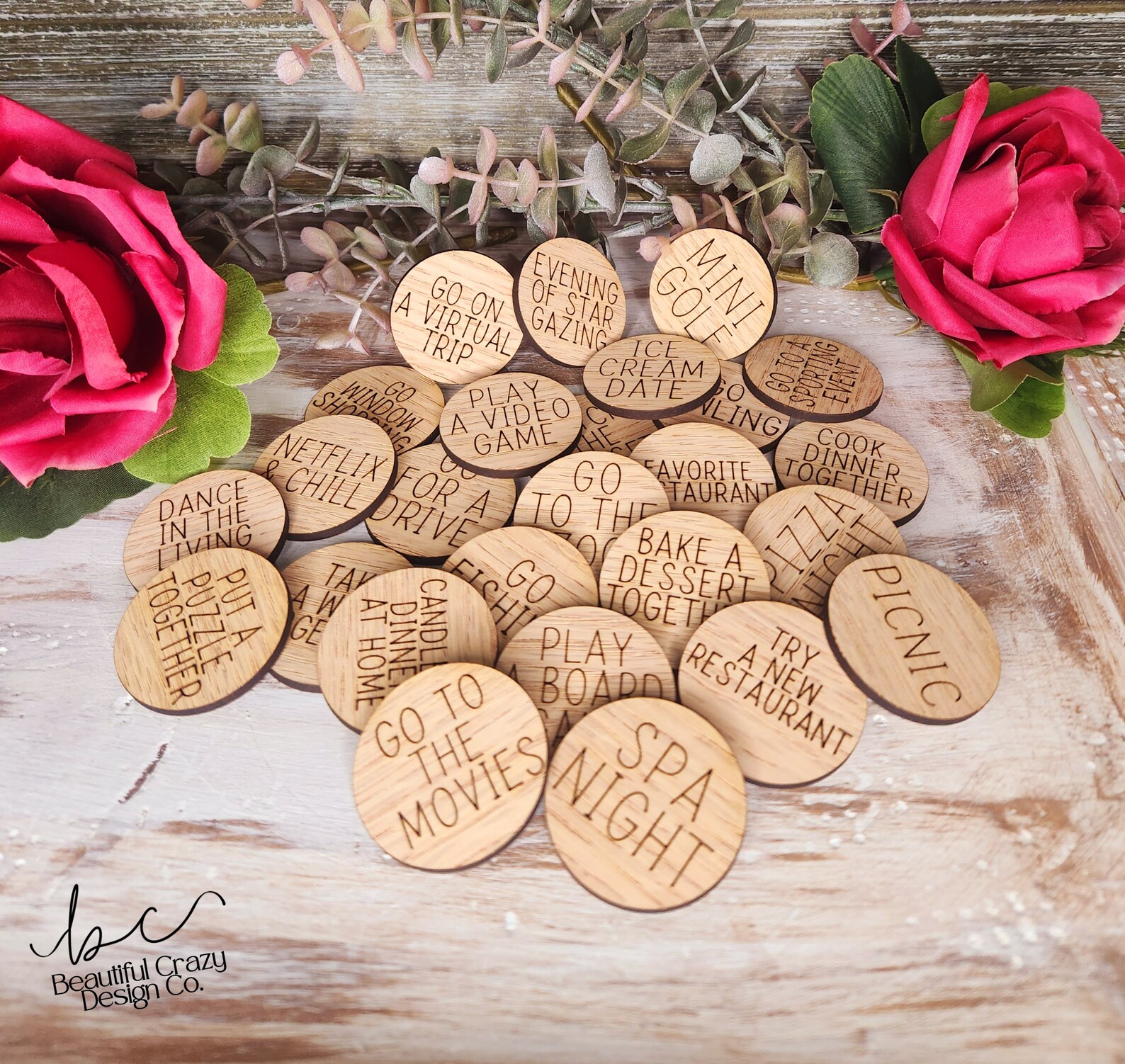 Date Night Tokens Valentines Day Gift for Her Gift for Him - Etsy