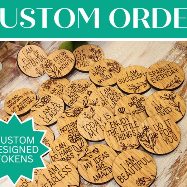 Personalized Engraved Tokens - Etsy