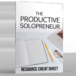 The Productive Solopreneur, Digital E Book, Instant Download, Self ...