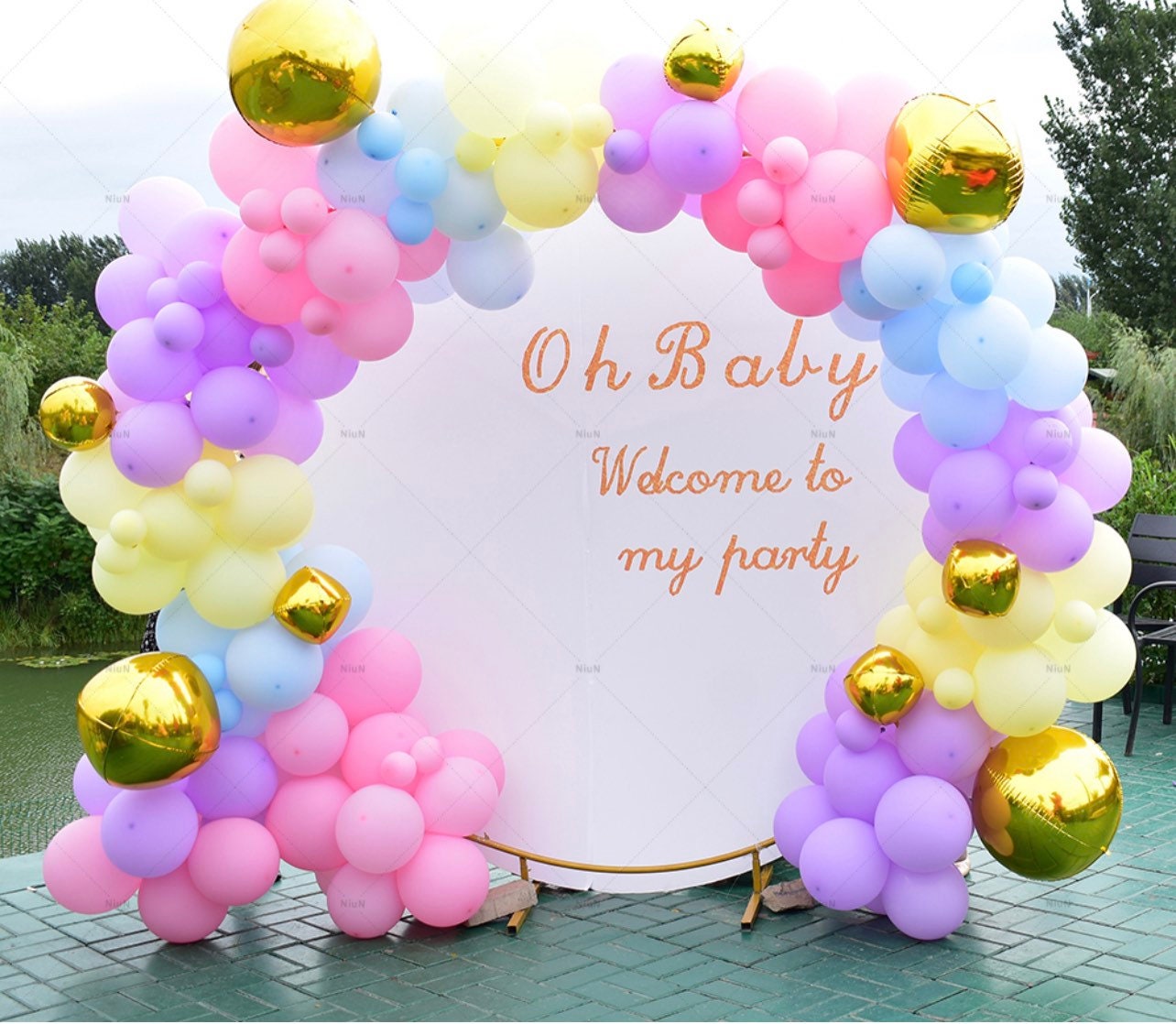 197 Pcs Macaroon Balloon Garland Kit, Pastel Color Ballon Garland - Etsy