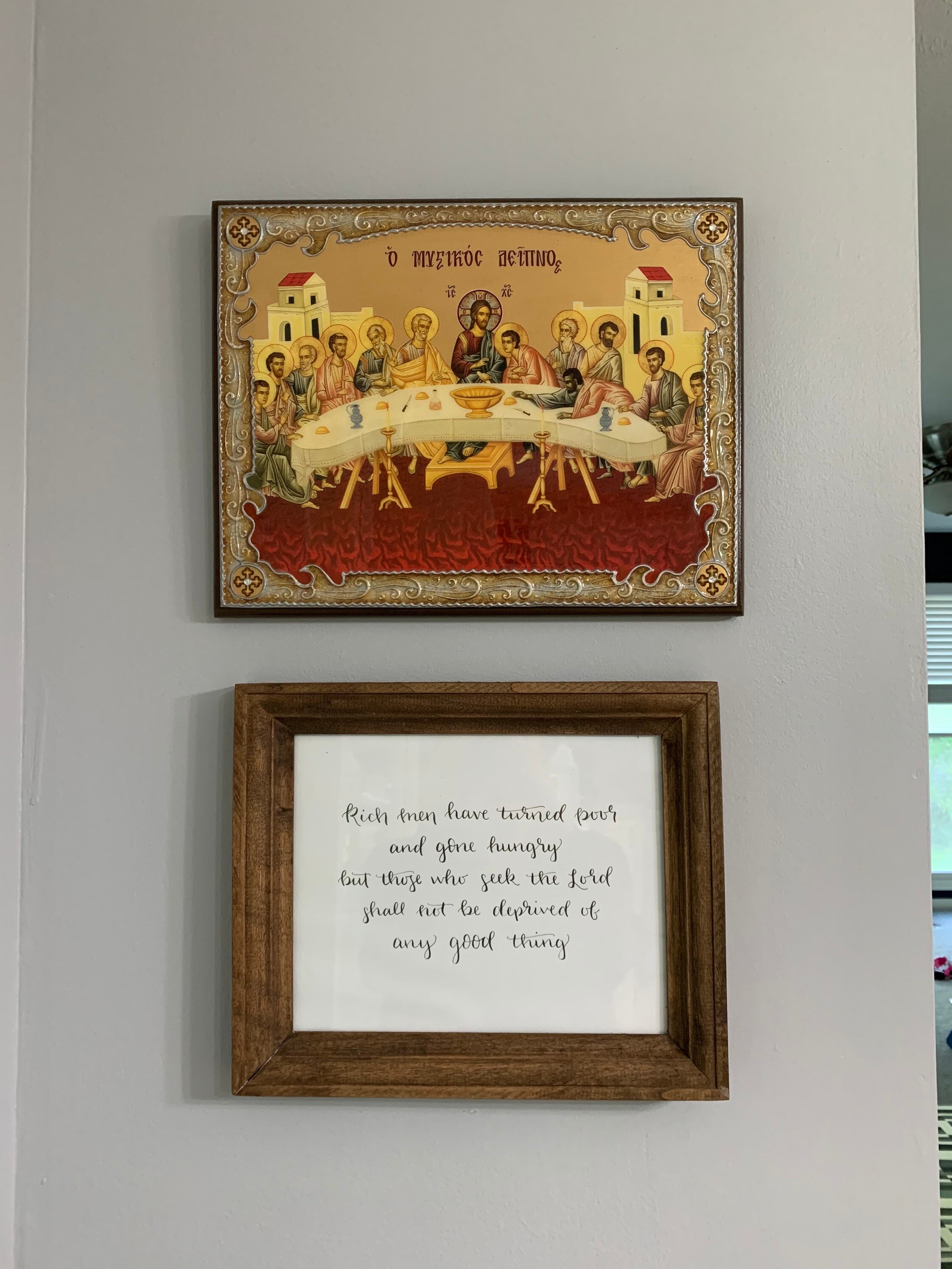 Custom Calligraphy Print, Prayer, Hymn, Quote, Gift for Him or Her ...