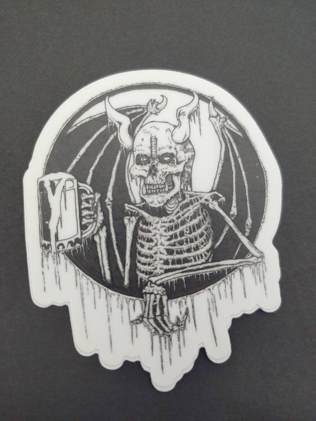 Skulld Bastard Deluxe Sticker, Skull Sticker, Arrogant Bastard, Beer ...