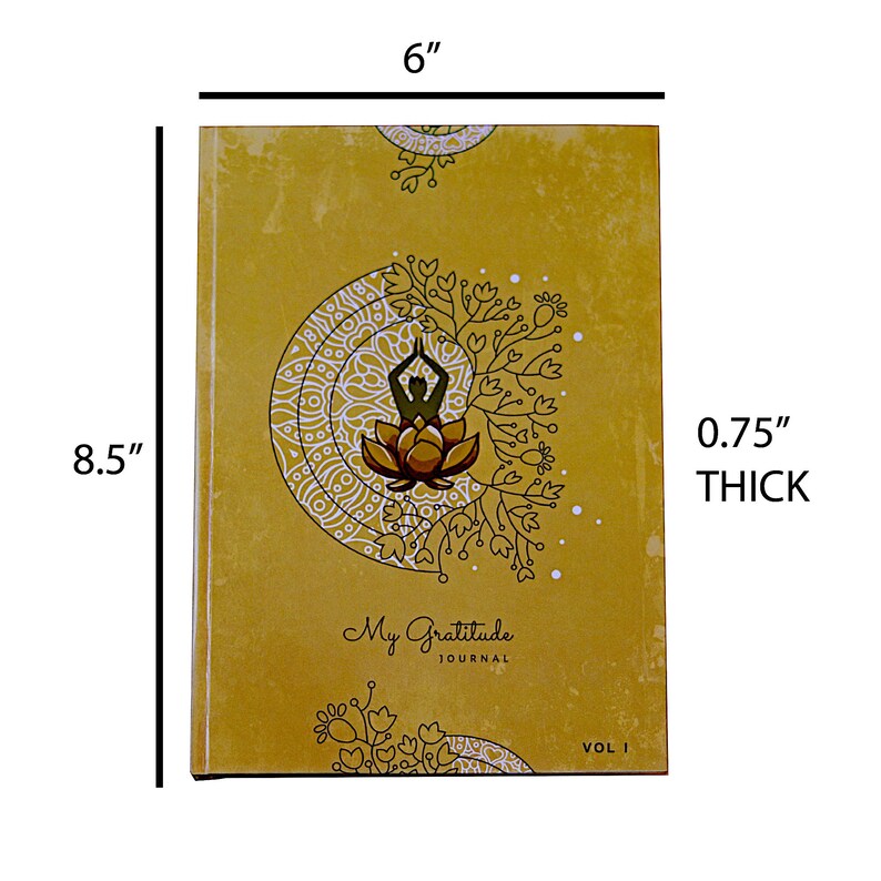 Gratitude Journal | Guided Wellness Journal | Simple Gratitude Notebook ...