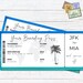 Editable Tropical Boarding Pass Template | Tropical Vacation ...