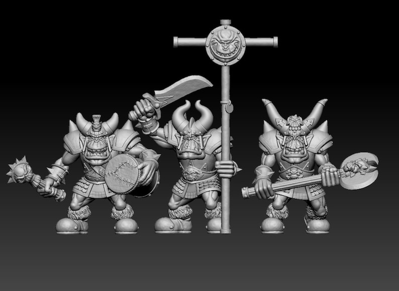 Armored Orcs - Fabelzel - Etsy