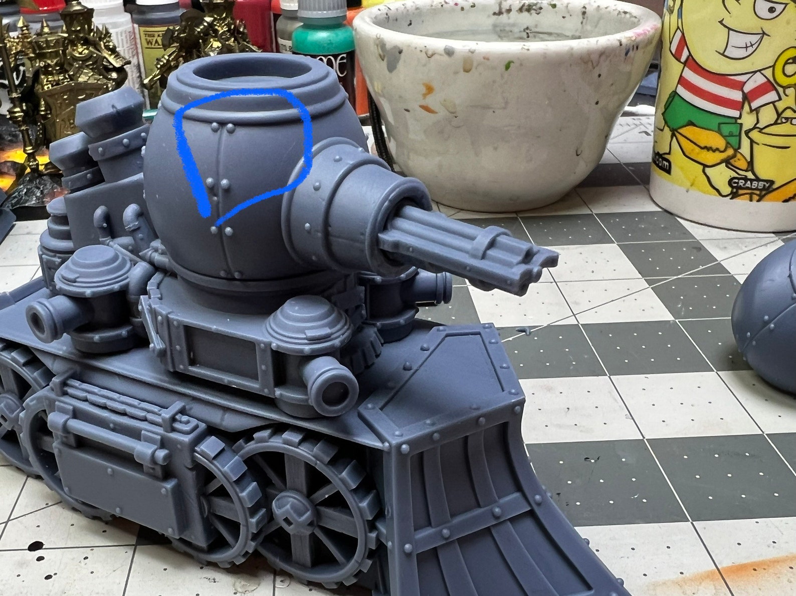 Dwarf Tank - Kyoushuneko Miniatures - Etsy
