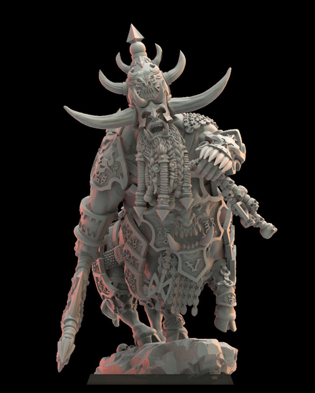 Evil Dwarf Bull Lord - Lost Kingdom Miniatures - Etsy