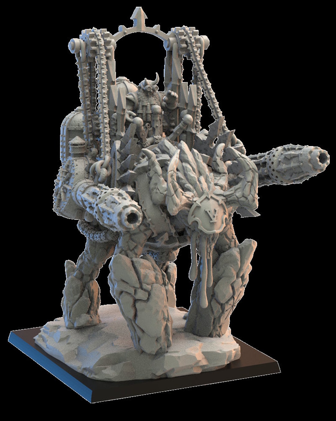 Evil Dwarf Magma Thrower Golem - Lost Kingdom Miniatures - Etsy