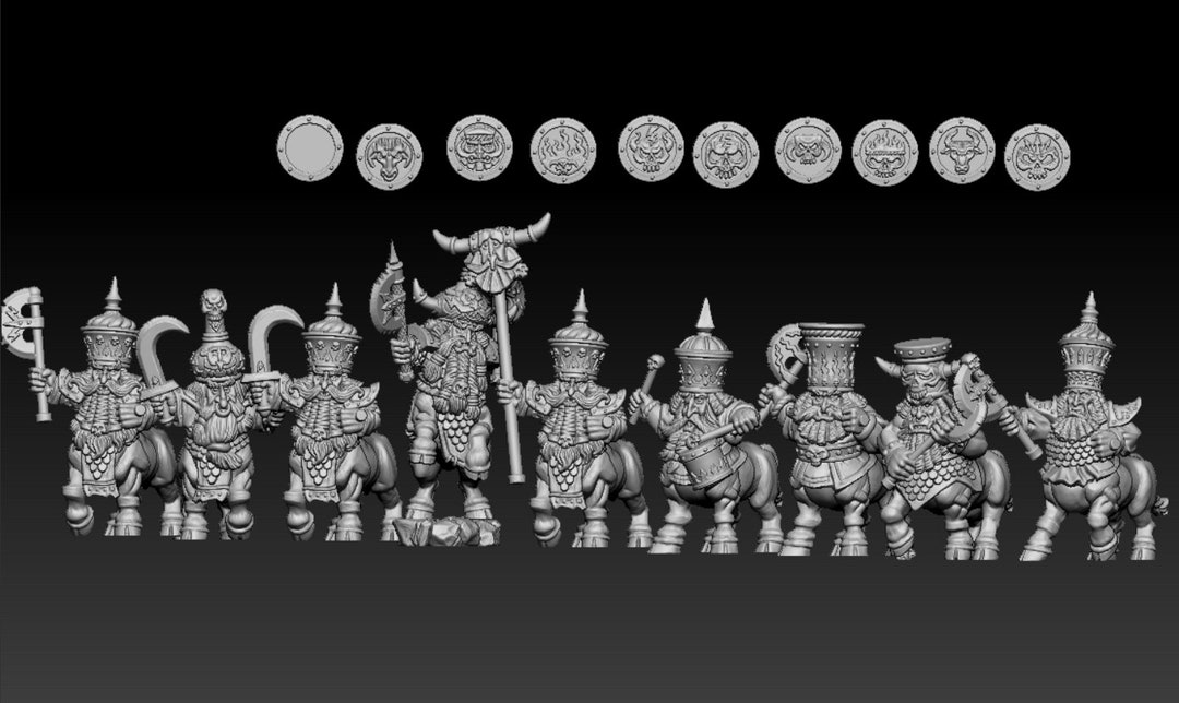 Bull Centaur Bedlam Dwarfs - Fabelzel - Etsy