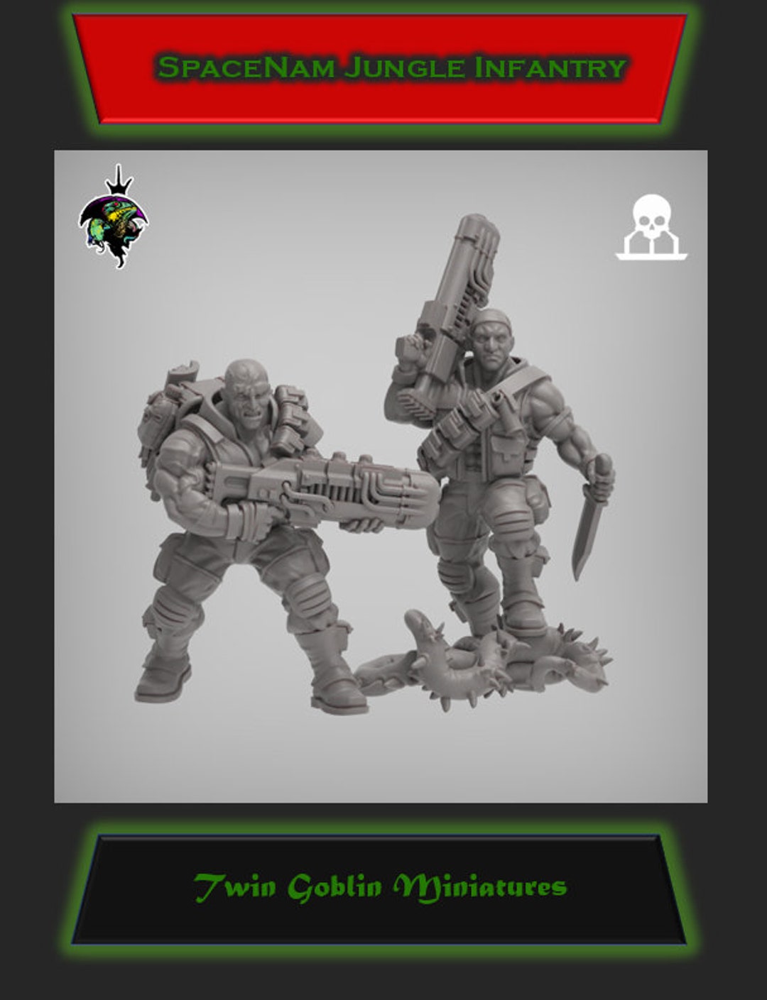 Spacenam Jungle Plasma Infantry Reptilian Overlords - Etsy