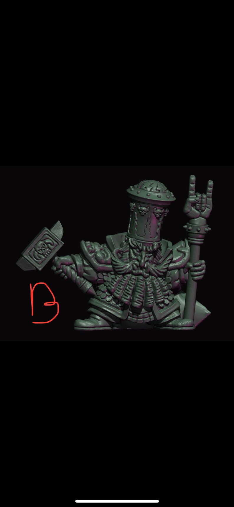 Bedlam Dwarf Sorcerer - Fabelzel - Etsy