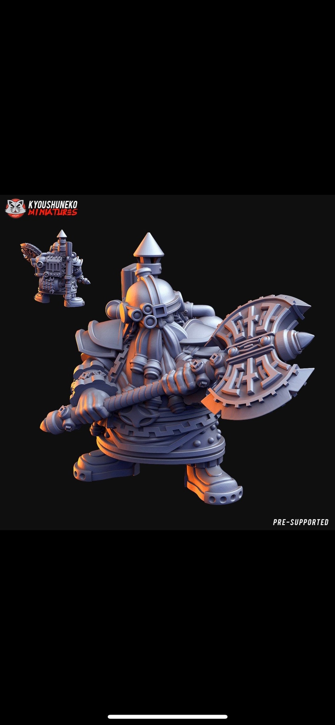 Dwarf Engineer - Kyoushuneko Miniatures - Etsy