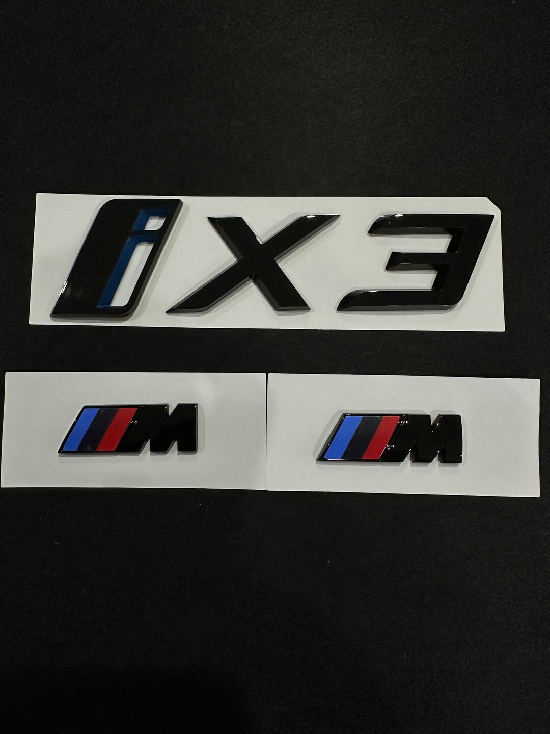 Gloss Black Ix3 Sport Full Badges Package for BMW Ix3 G08 Custom Gift ...