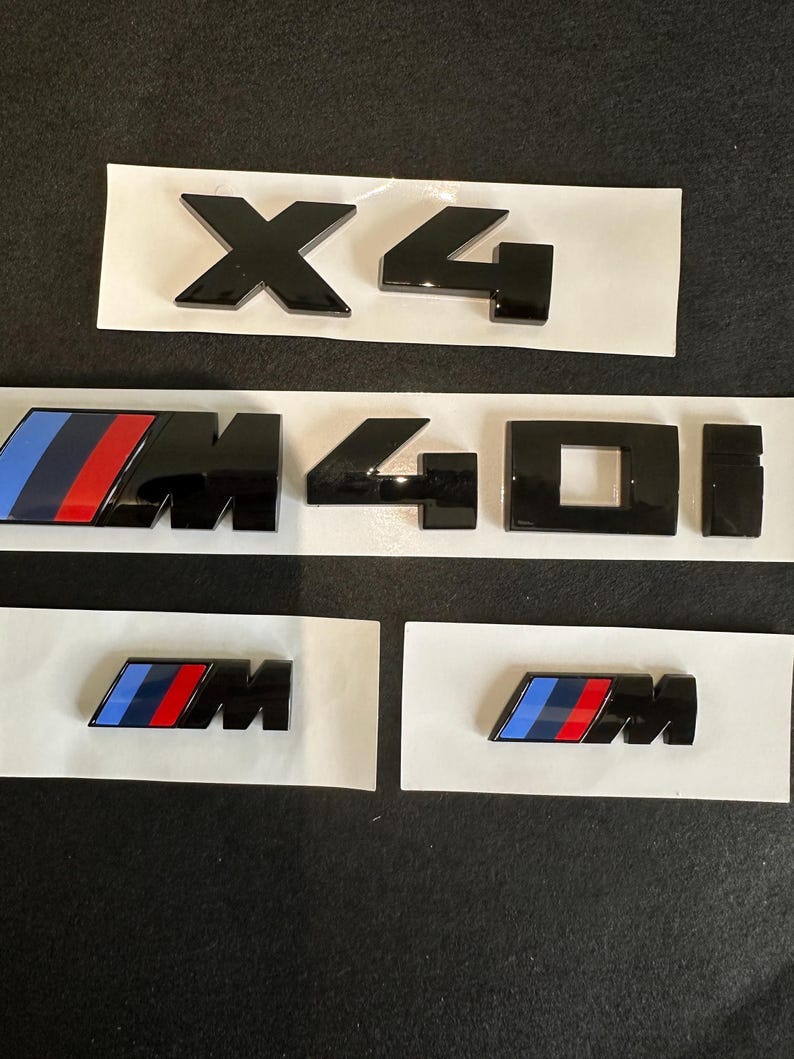 Gloss Black X4 M40i Full Badges Package for BMW X4 G02 Custom Gift - Etsy