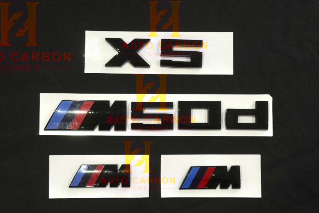 Gloss Black X5 M50d Full Badges Package for BMW X5 G05 Custom Gift - Etsy
