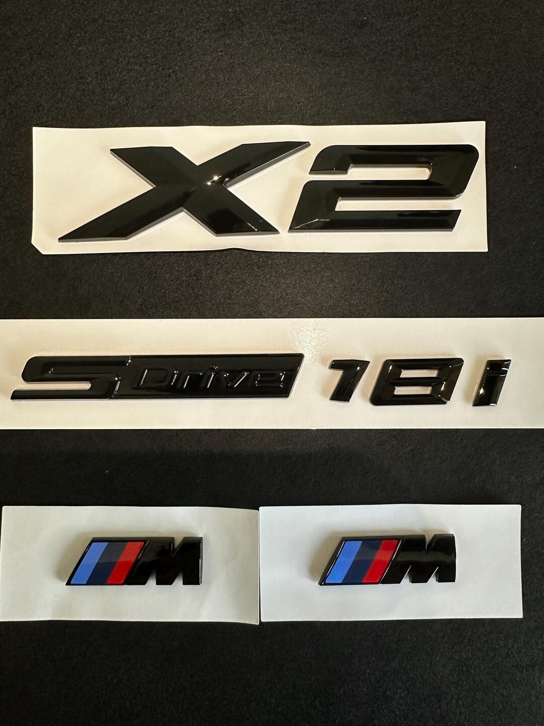 Gloss Black BMW X2 Sdrive 18i & 18i M Sport Full Badges Package F39 ...