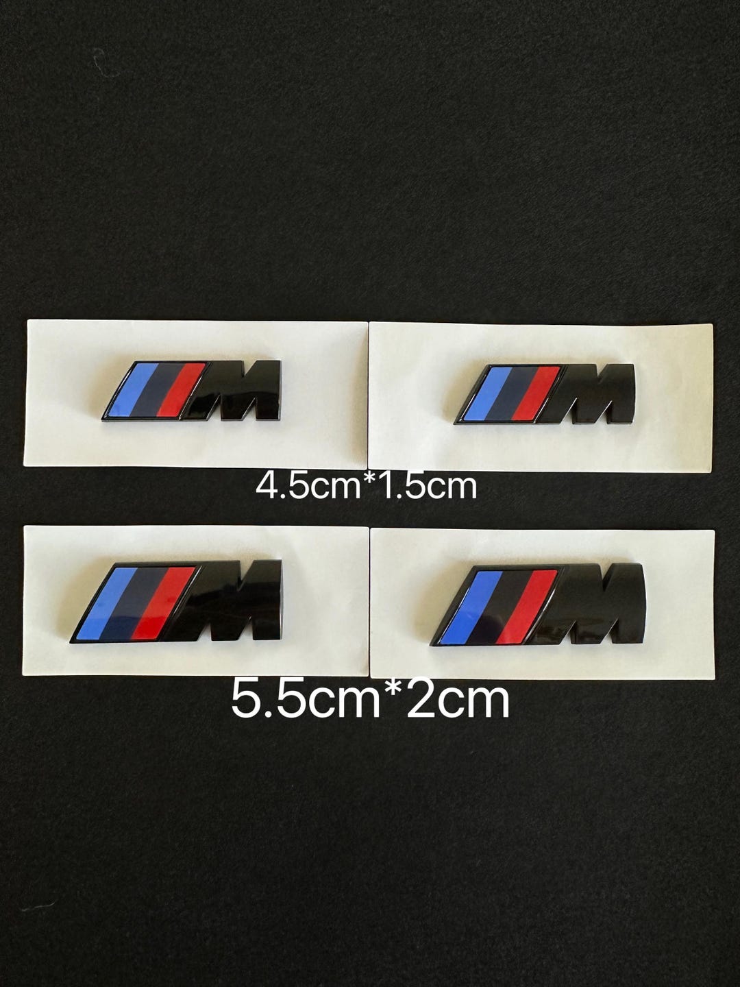 Gloss Black Replacement 2 Sides Fender M SPORT LOGO Emblem Logo 3D ...