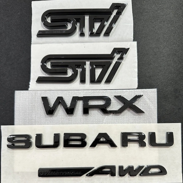 Subaru Black Badge - Etsy