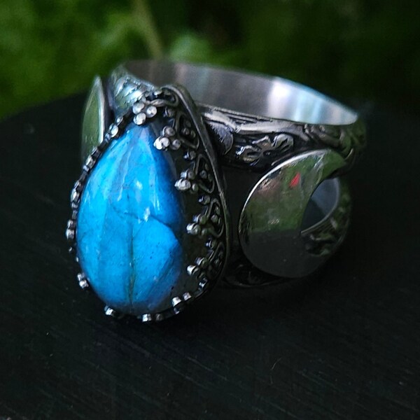 Triple Moon Ring - Etsy