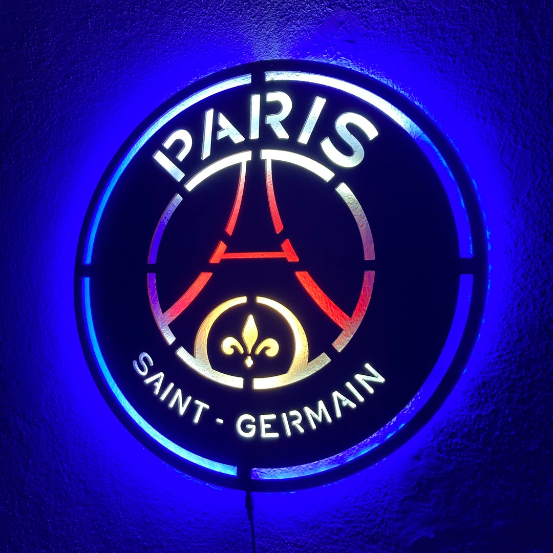 PSG Led Sign, Paris Saint-germain Wall Decor, PSG Neon Sign, Paris ...