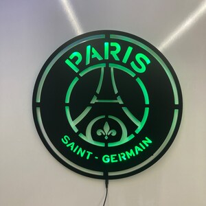 PSG Led Sign, Paris Saint-germain Wall Decor, PSG Neon Sign, Paris ...
