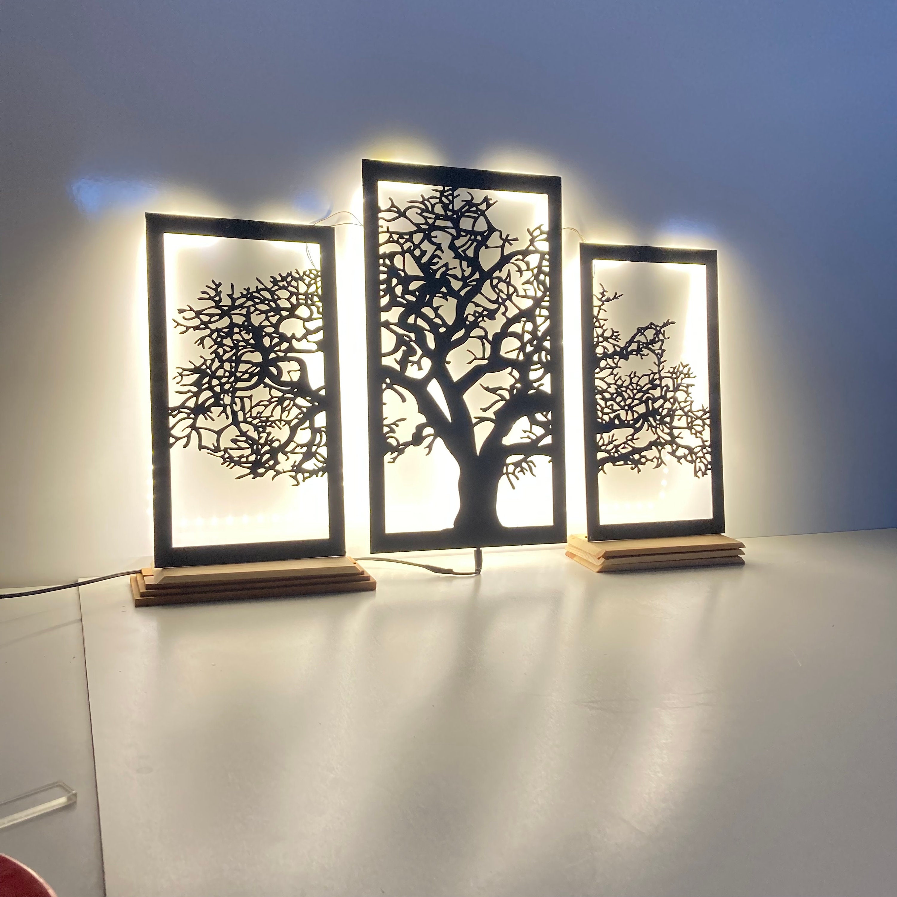 Led Light Tree of Life Tree of Life Metal Wall Decor Tree of - Etsy ...