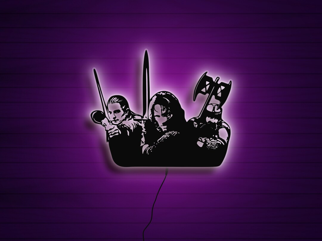 The Lord of the Rings Metal Wall Sign, the Lord of the Rings Metal Wall ...