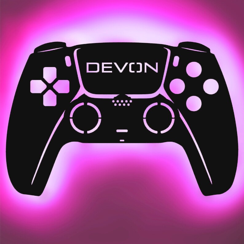 Custom Playstation 5 Wall Decor Ps5 Wall Art Ps5 Neon Led - Etsy