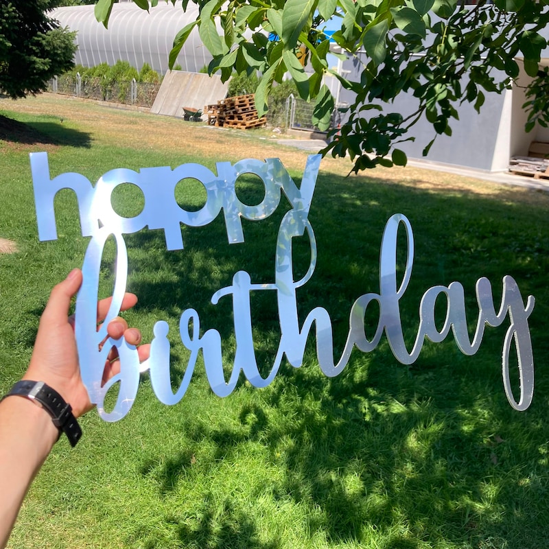 Happy Birthday Sign - Etsy