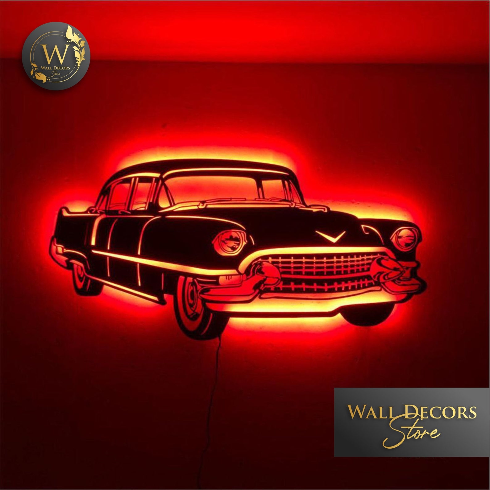 Wall Sign 3D Chevrolet Belair Wall Decor Led Light Wall - Etsy