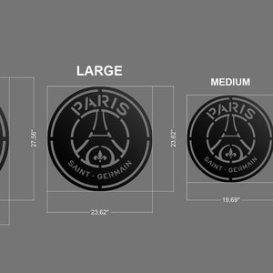 PSG Led Sign, Paris Saint-germain Wall Decor, PSG Neon Sign, Paris ...