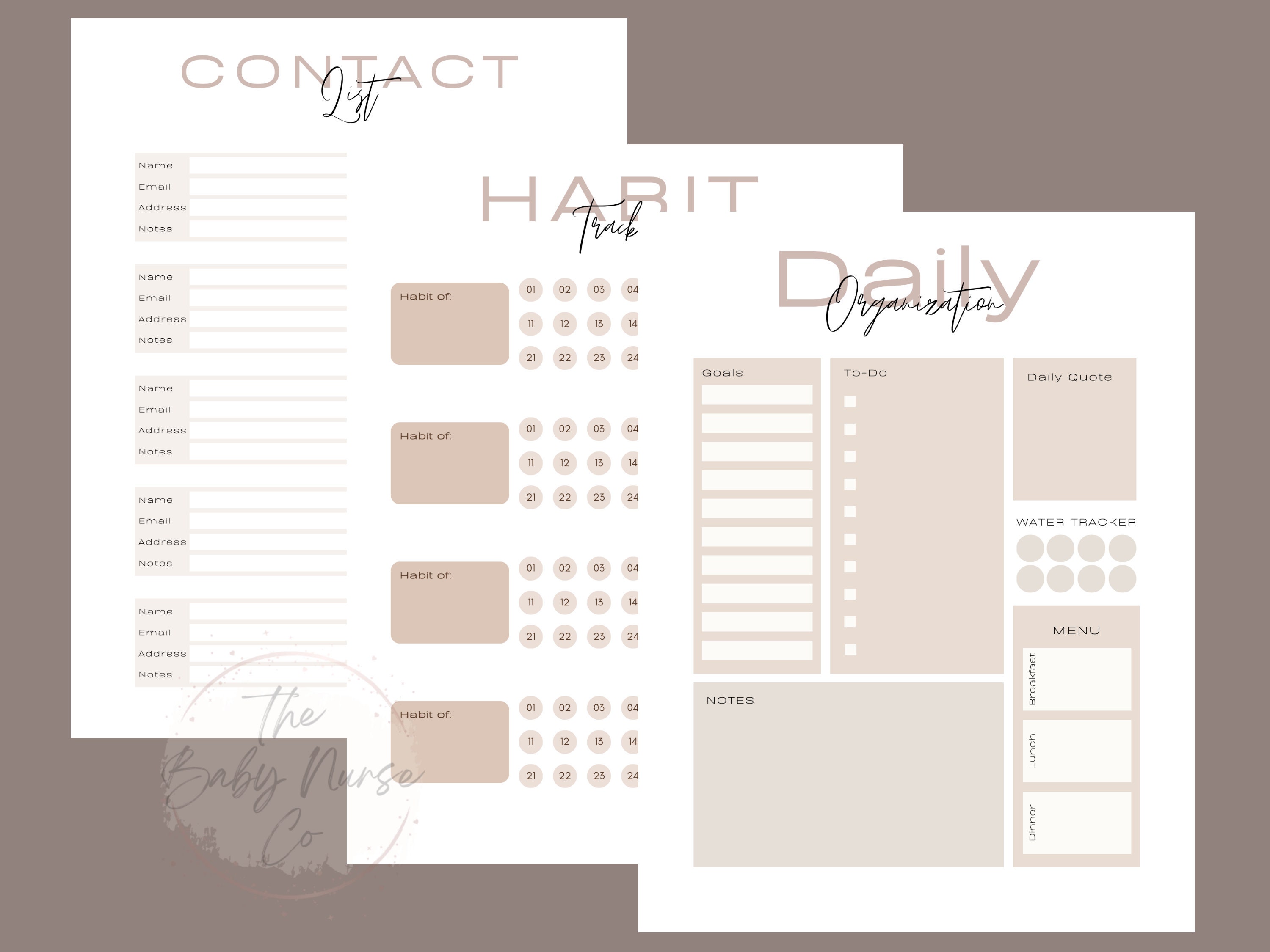 2024 Ultimate Planner Pages - Monthly, Weekly, Yearly, Habit Tracker ...