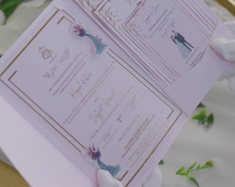 Wedding Invitations Custom Made Indian Sikh Wedding Invitations With ...