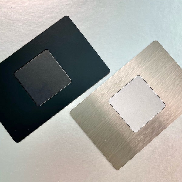 Metal Credit Card Blanks - Etsy